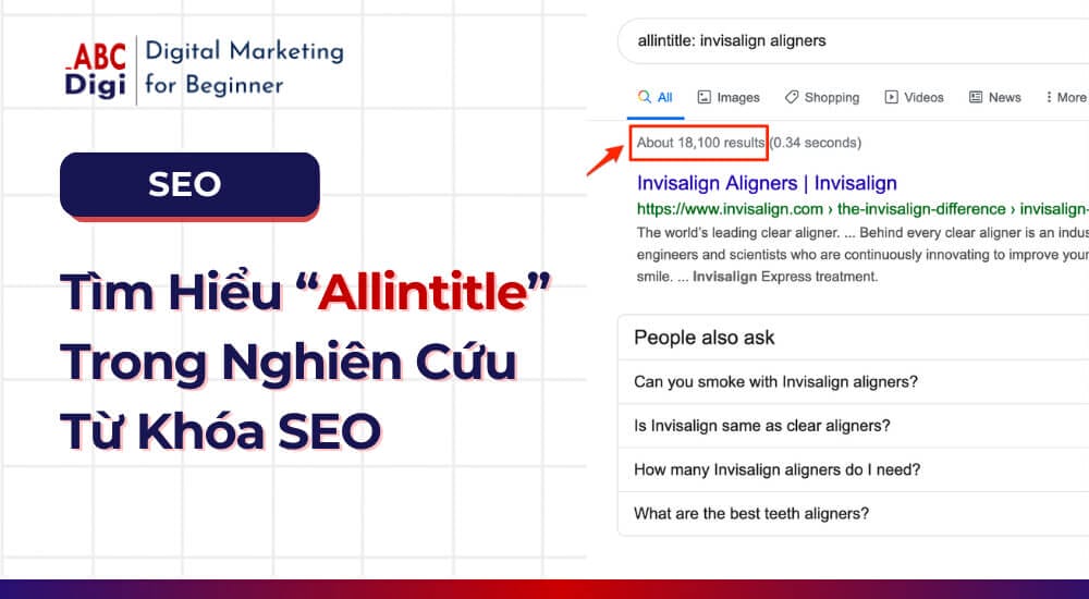 Allintitle Là Gì - Bí Quyết Chọn Từ Khóa SEO Hiệu Quả